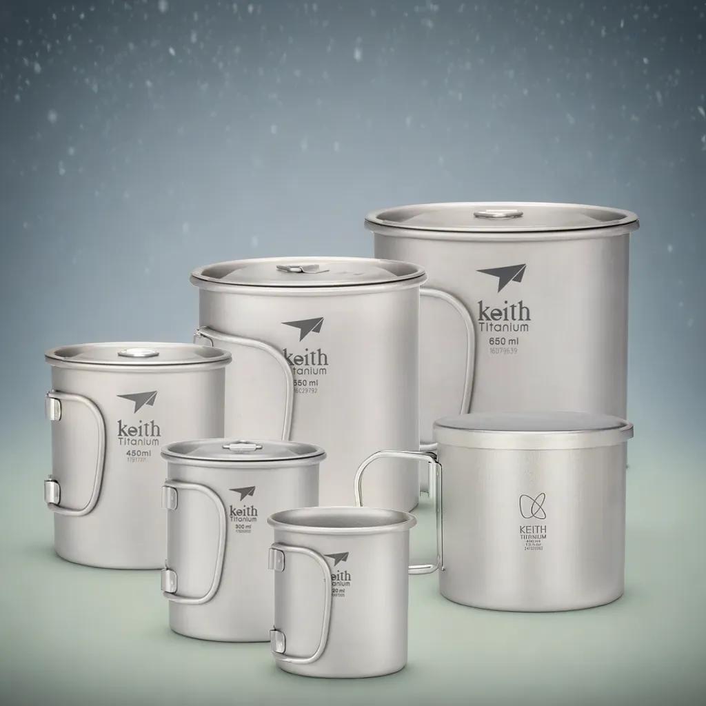 Titanium Mugs – Keith Titanium
