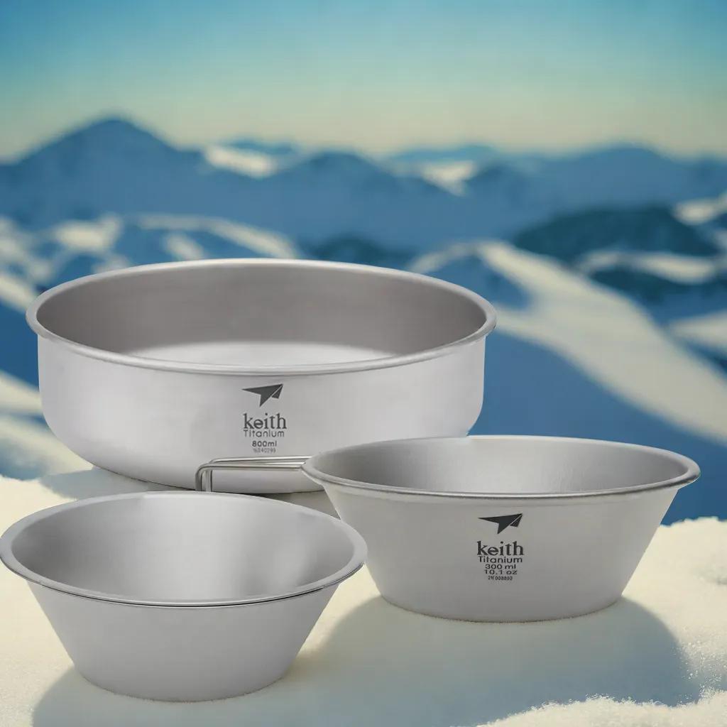 Titanium camping bowls – Keith Titanium
