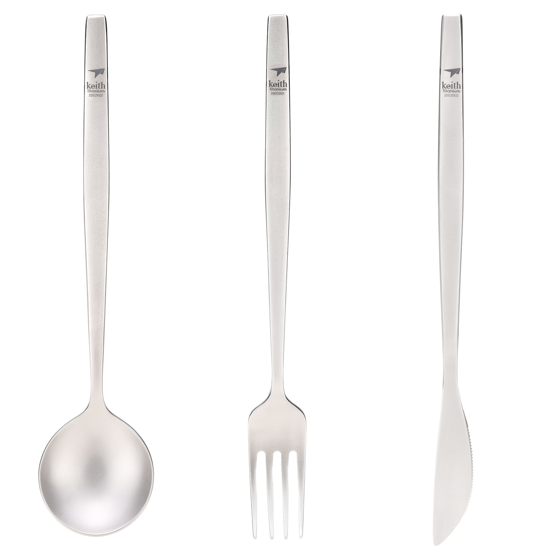 Set de 3 Couverts en Titane - Keith Titanium – Keith Titanium